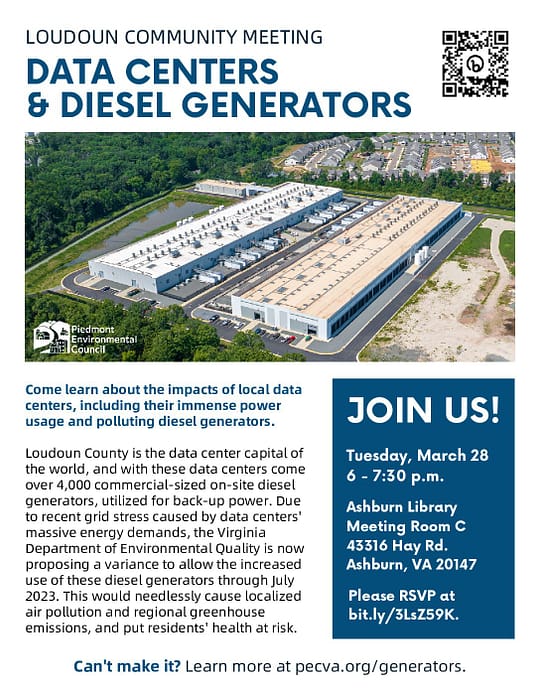 Loudoun Community Meeting: Data Centers & Diesel Generators - The ...